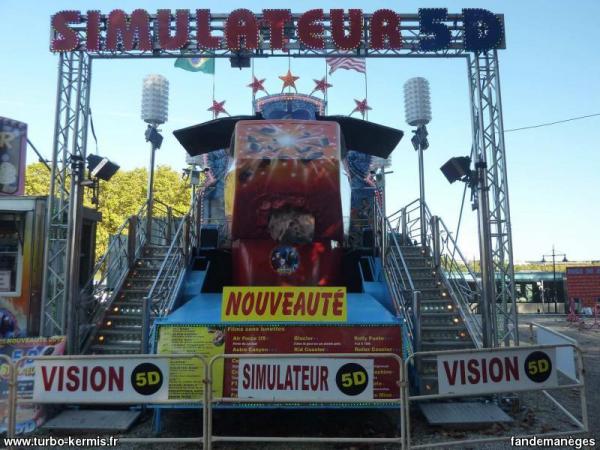 Simulateur 5D Inconnu 🎢 TURBO KERMIS 🎡