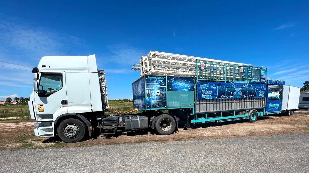 montage Drop Zone SBF Visa group 🎢 TURBO KERMIS 🎡