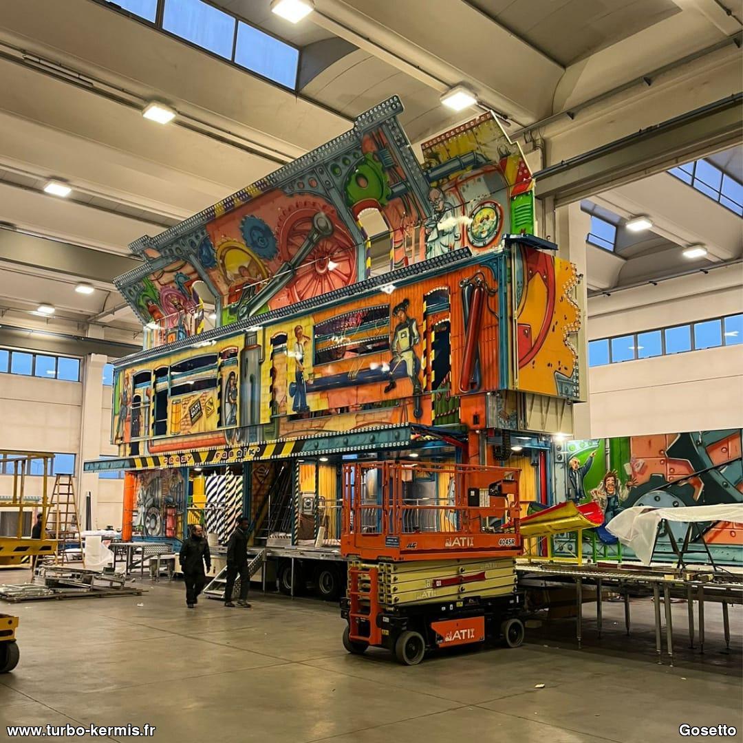 montage Crazy fabrik Gosetto 🎢 TURBO KERMIS 🎡