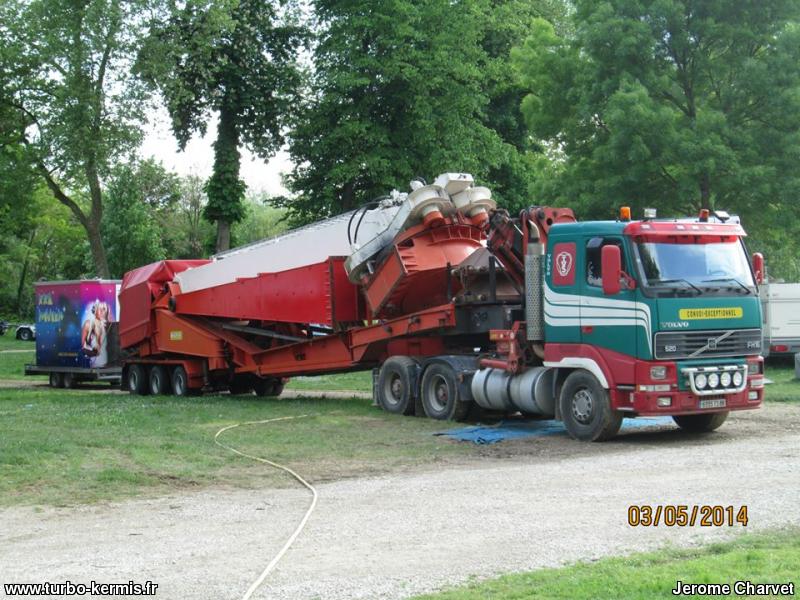 montage XXL Ranger HUSS 🎢 TURBO KERMIS 🎡