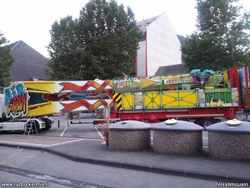 montage Air Crash KMG Rides 🎢 TURBO KERMIS 🎡