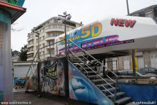 montage Xtrem 5D Simulateur Inconnu 🎢 TURBO KERMIS 🎡